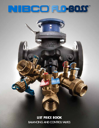 FLOBOSS Balancing and Control Valves Price Book